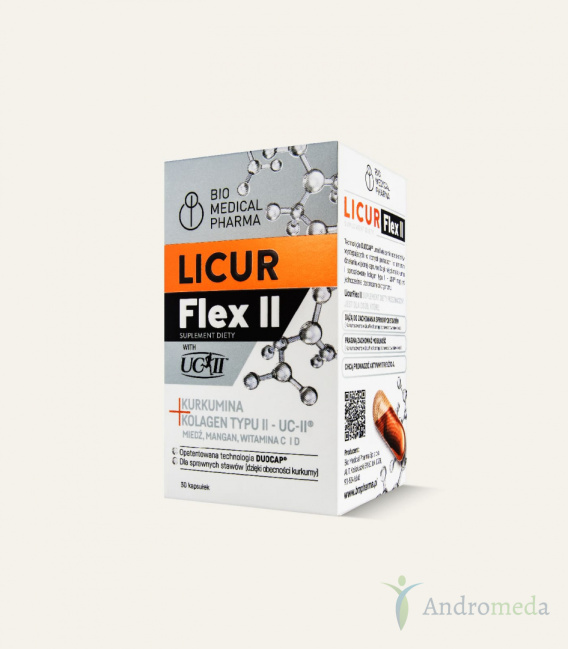 Licur FLEX suplement diety with UC-II®. Opatentowana technologia DUOCAP ...